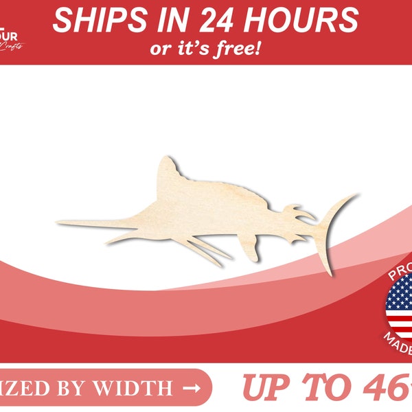 Wooden Marlin - Etsy