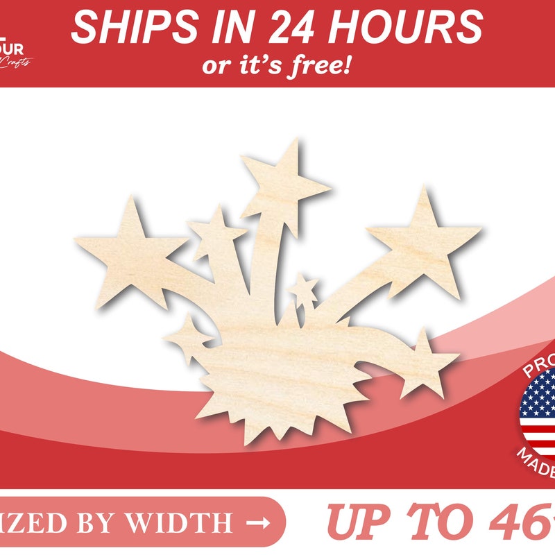 Wood Fireworks - Etsy
