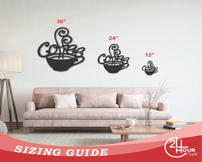 Metal Coffee Sign Wall Art - Etsy