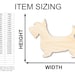 Unfinished Wooden Scottie Dog Shape Animal Pet Craft up to 24 DIY - Etsy