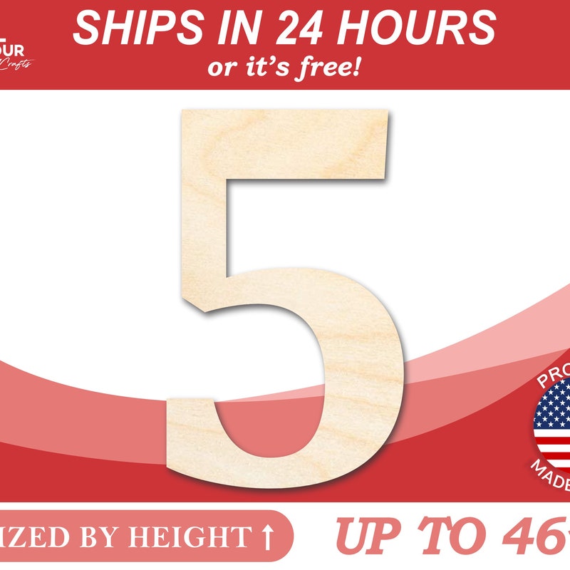 1 Number Cutouts - Etsy