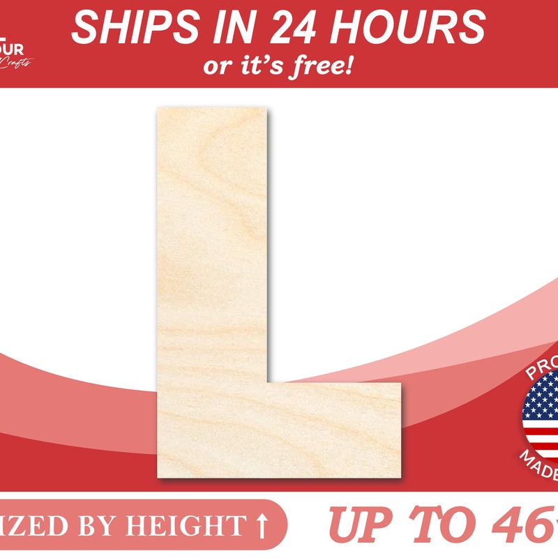 Wooden Letter L - Etsy