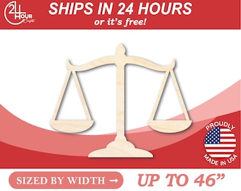 Wooden Scales of Justice - Etsy