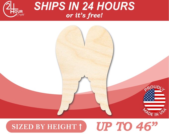 Angel Wing Cutouts Wing Laser Cutout - Etsy