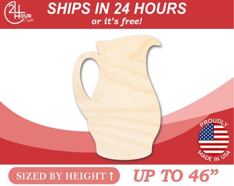 Wooden Pitcher - Etsy