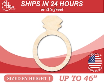 Wooden Ring Diamond - Etsy