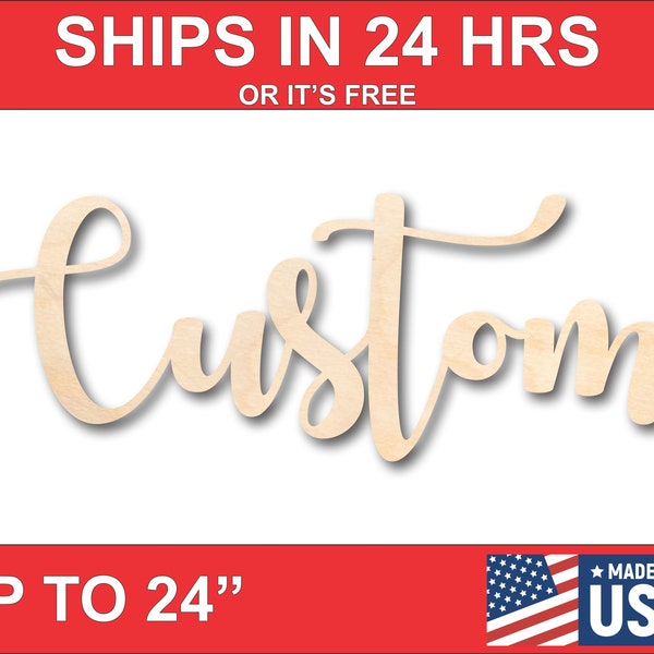 Wood Word Cutouts - Etsy