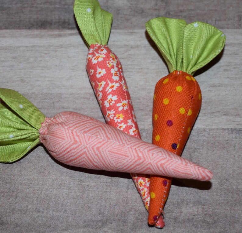 Bunch of Fabric Carrots Fabric Carrots Easter Decor - Etsy