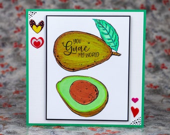 Guac Love Card - Etsy