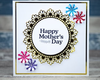 3D Cards, Mother's Day Card, Happy Mother's Day Card, Handmade Cards ...