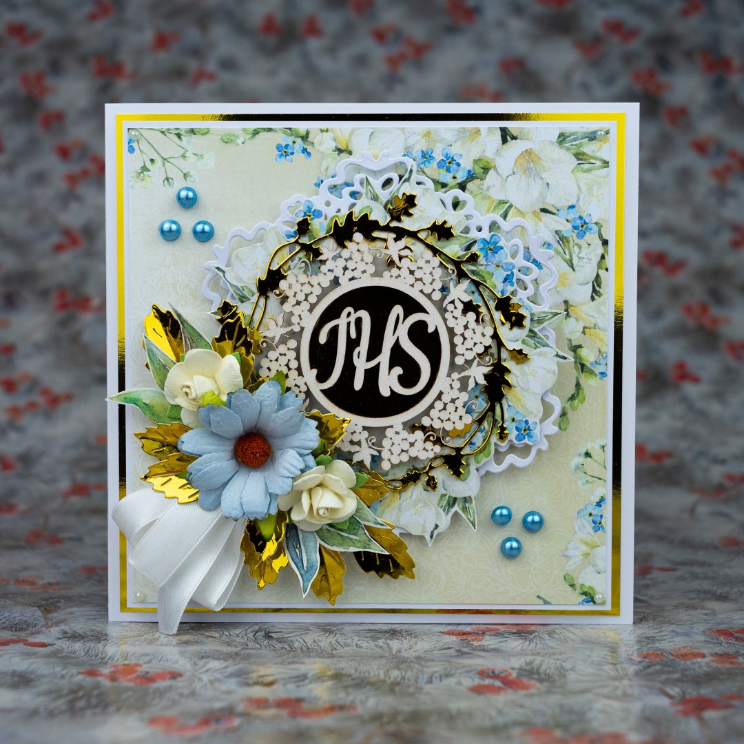 First Holy Communion Card, Handmade 1st Holy Communion, Personalized ...