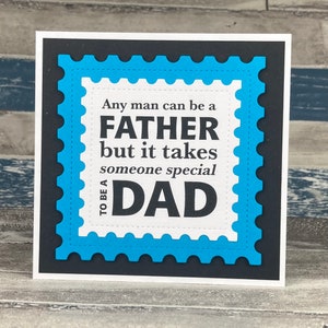 Fathers Day Card Handmade, Happy Father's Day Card for Dad, Simple ...