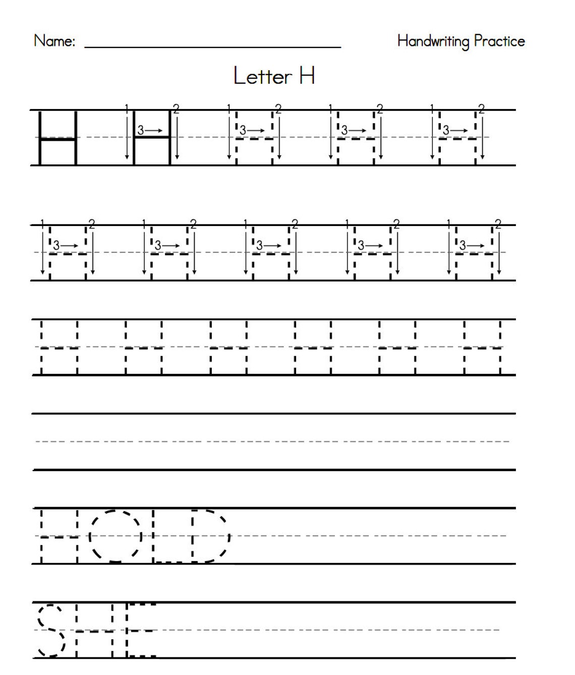 Uppercase Letter Practice - Etsy