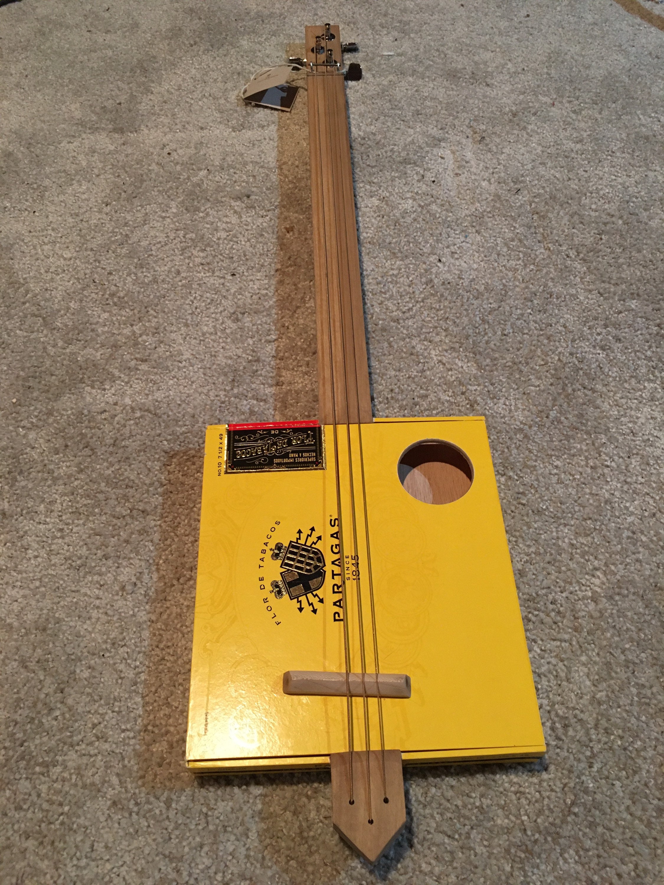 Custom Handmade Cigar Box Guitar - Etsy