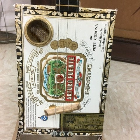 Custom Handmade Cigar Box Guitar - Etsy