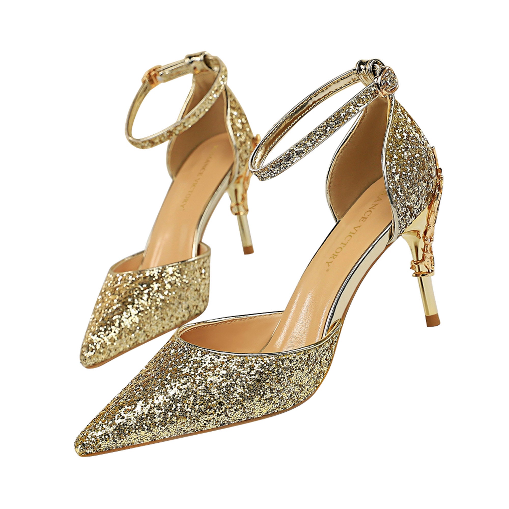 Gold Heels For Prom