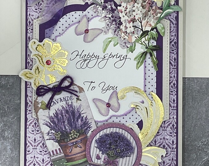 Happy Spring to You-handmade Spring Card - Etsy