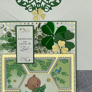 Sending You Love and Luck - Handmade St. Patrick's Day Card - Etsy