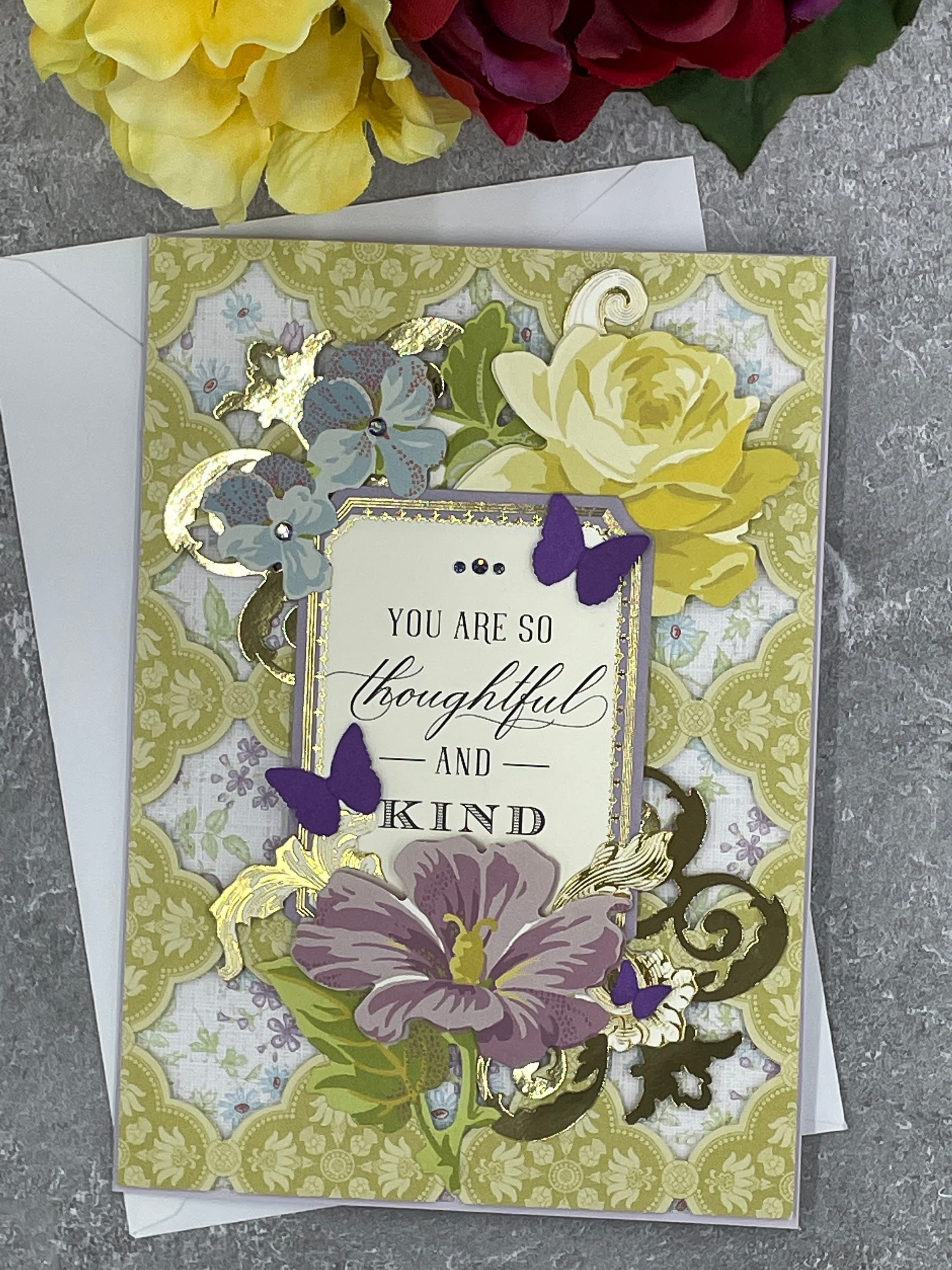 You Are so Thoughtful and Kind Any Occasion Handmade Greeting Card - Etsy