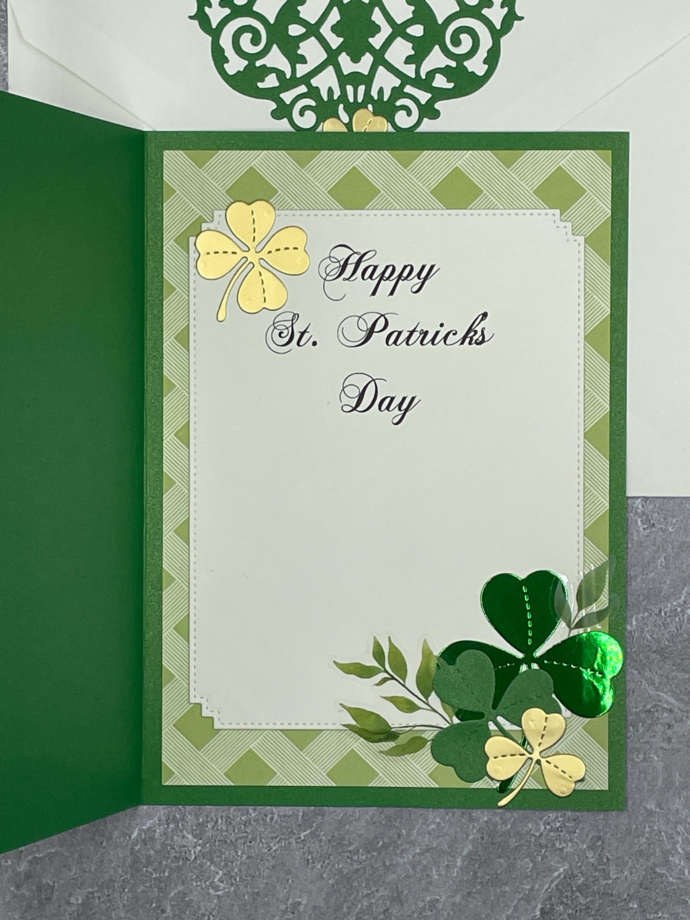 Sending You Love and Luck - Handmade St. Patrick's Day Card - Etsy