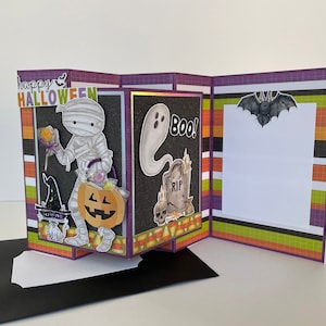Mummy Trick-or-treating Handmade Halloween Card - Etsy