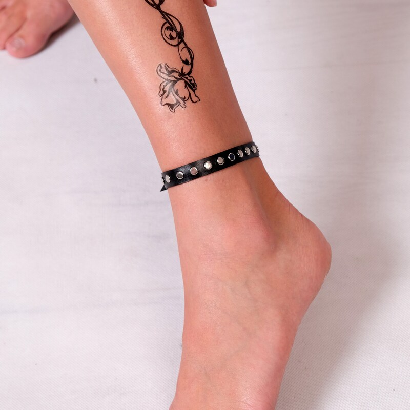 Leather Anklets - Etsy