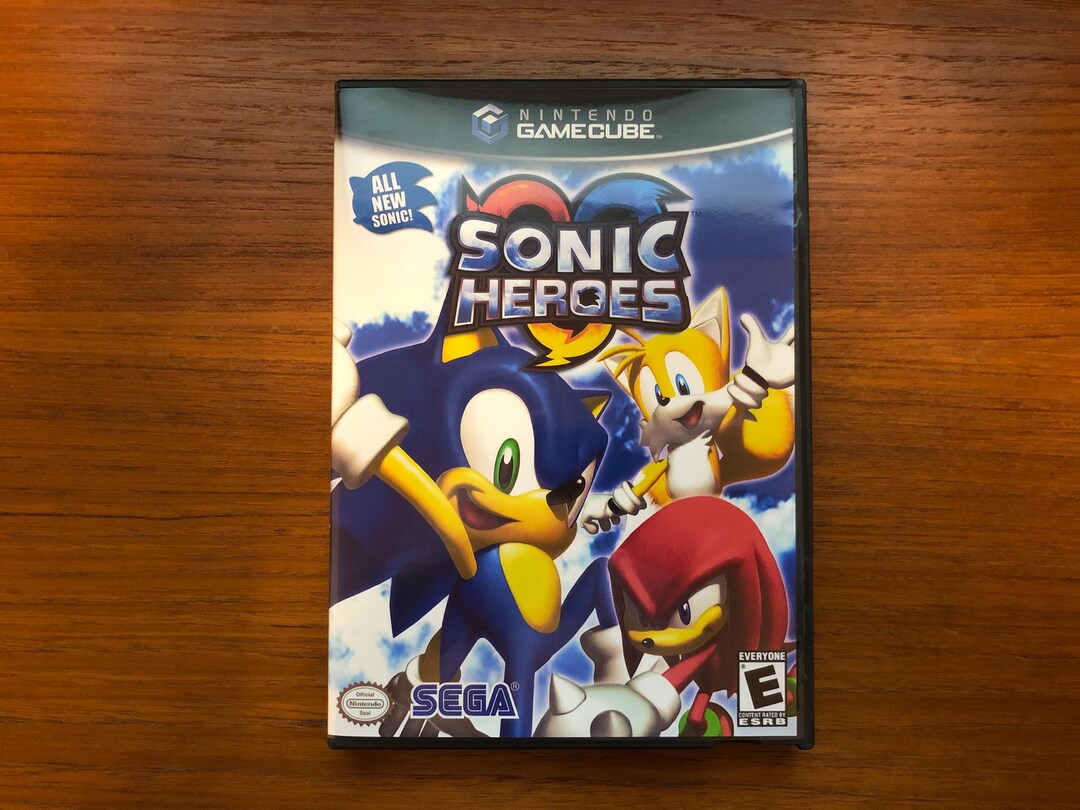 Replacement Case for Sonic Heroes Nintendo Gamecube - Etsy