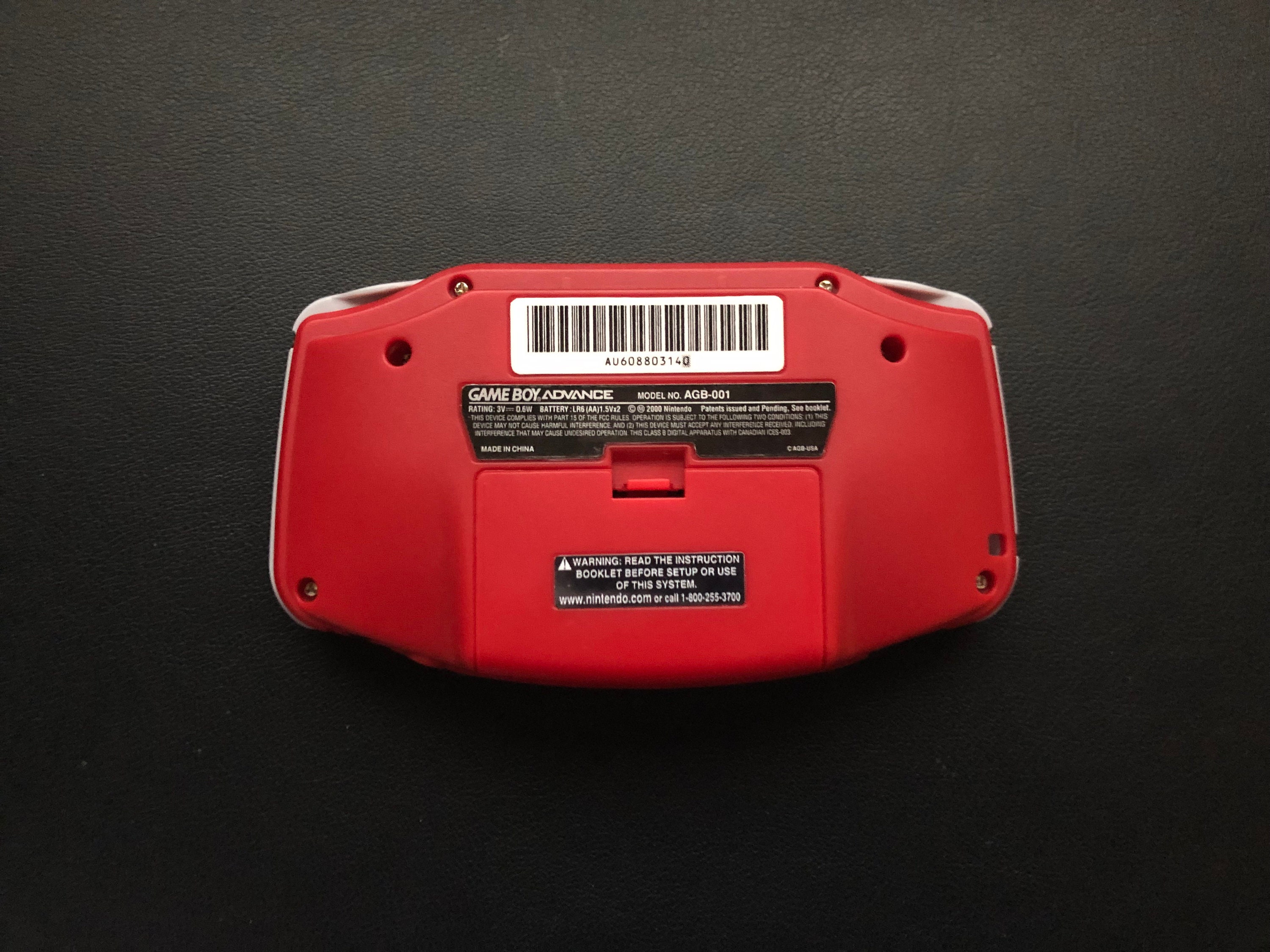 Nintendo Game Boy Advance Target Red Console NTSC Complete in Box CIB ...