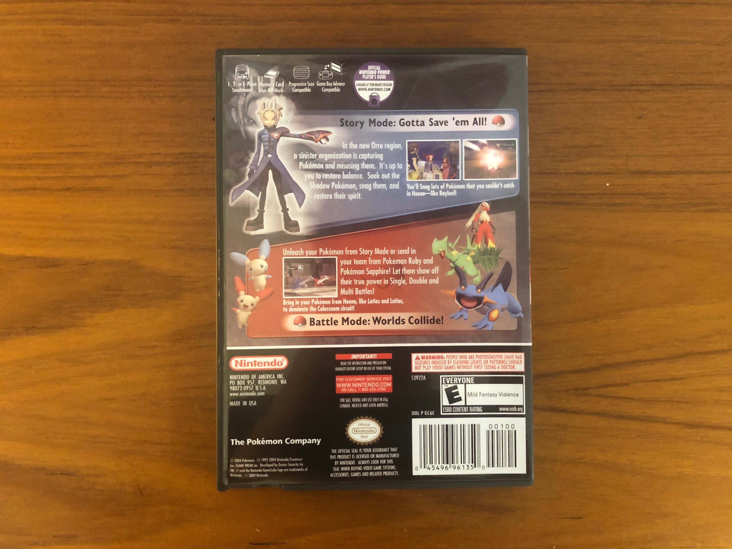 Pokemon Colosseum Nintendo Gamecube Empty Replacement Case - Etsy