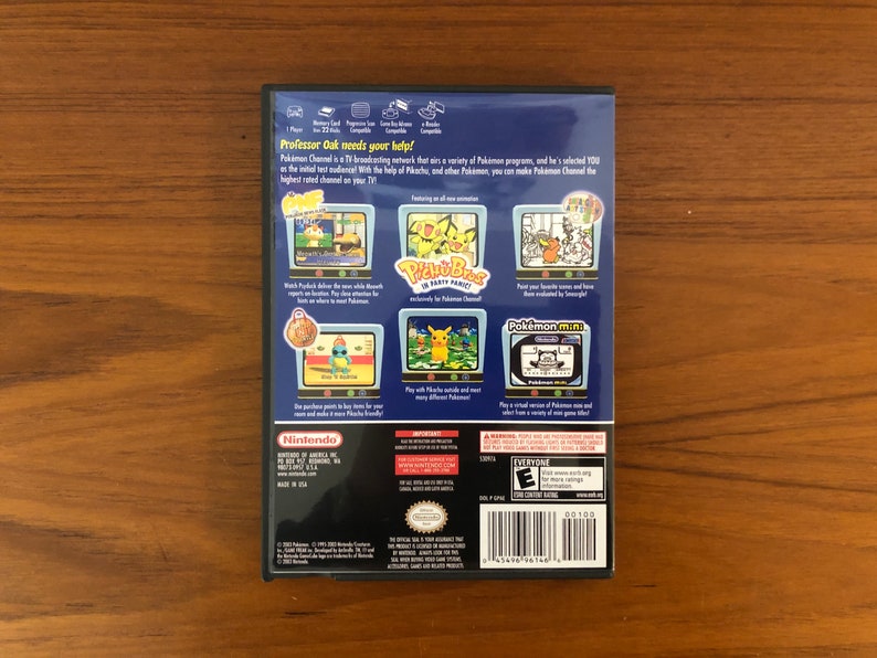 Replacement Case for Pokémon Channel Nintendo Gamecube - Etsy