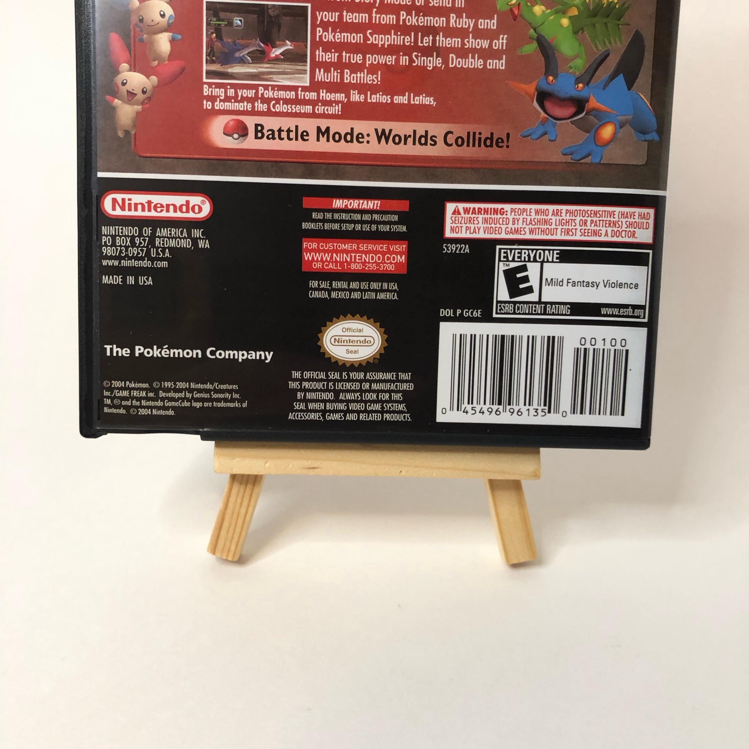 Replacement Case and Manual for Pokémon Colosseum Nintendo Gamecube - Etsy
