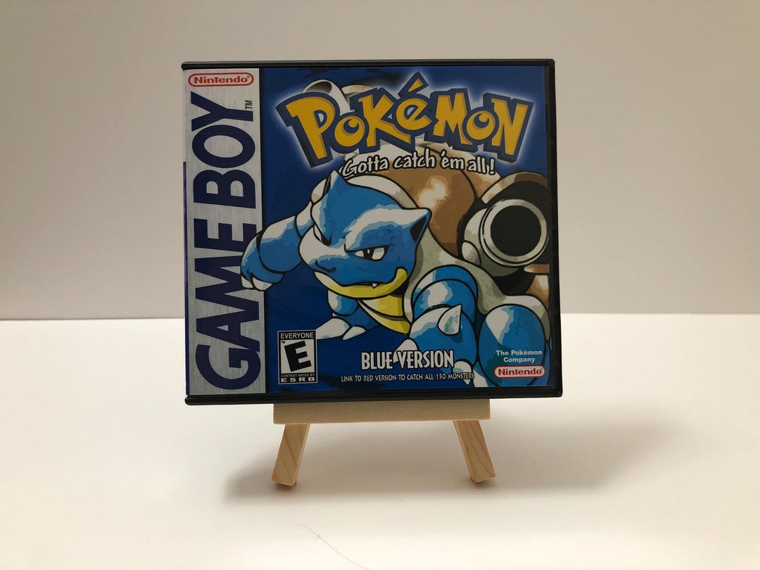 Custom Case for Pokémon Blue Version Game Boy GB - Etsy