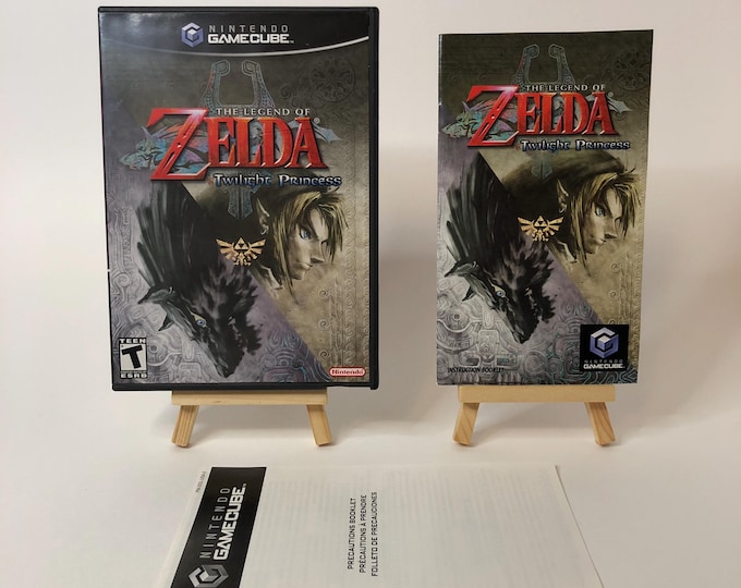 The Legend of Zelda Twilight Princess - Nintendo Wii - Replacment Case ...