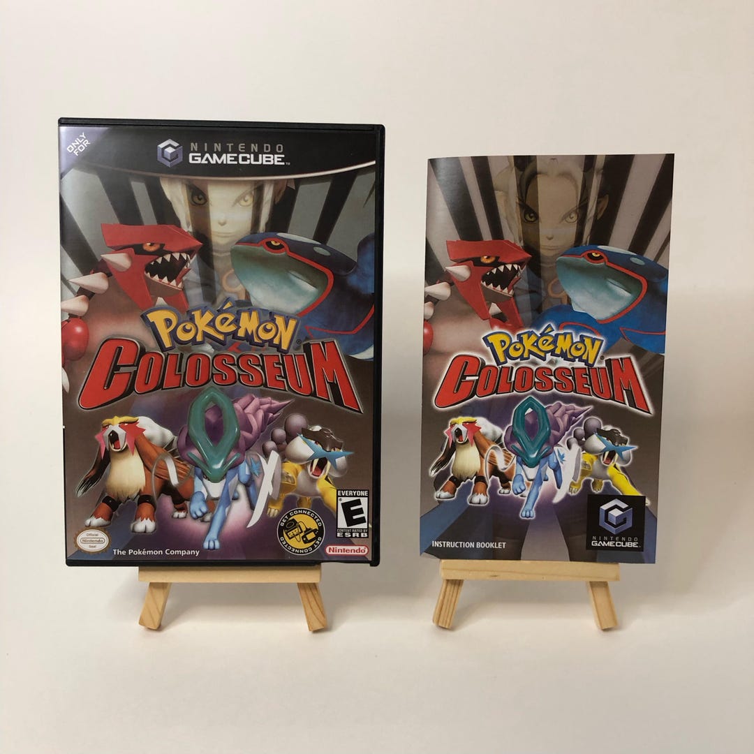Replacement Case and Manual for Pokémon Colosseum Nintendo Gamecube - Etsy
