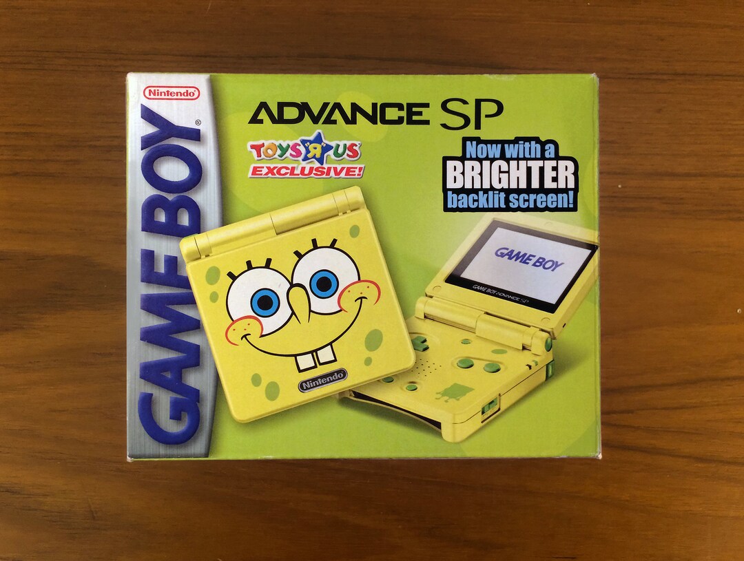 Replacement Box for Spongebob Toys R Us Game Boy Advance SP Console - Etsy