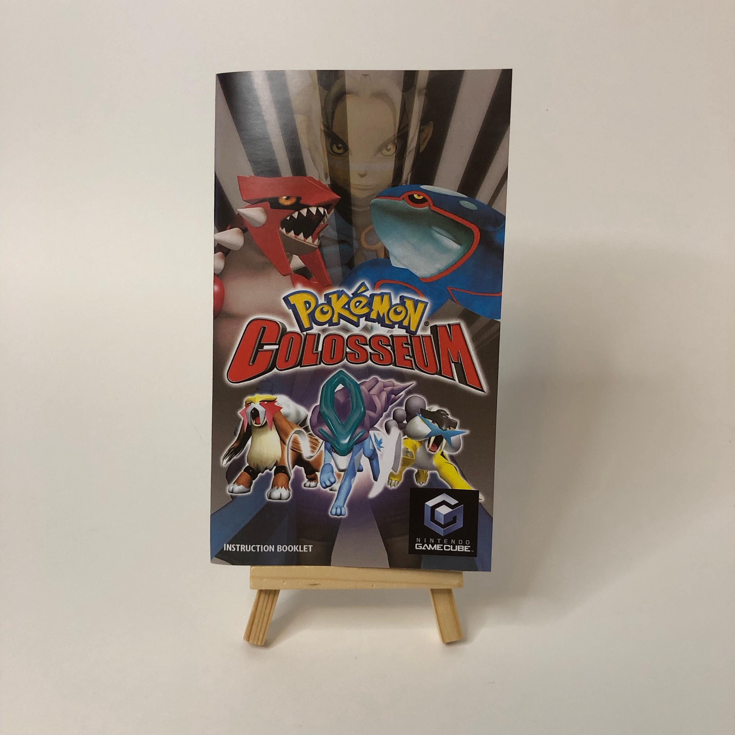 Replacement Case and Manual for Pokémon Colosseum Nintendo Gamecube - Etsy