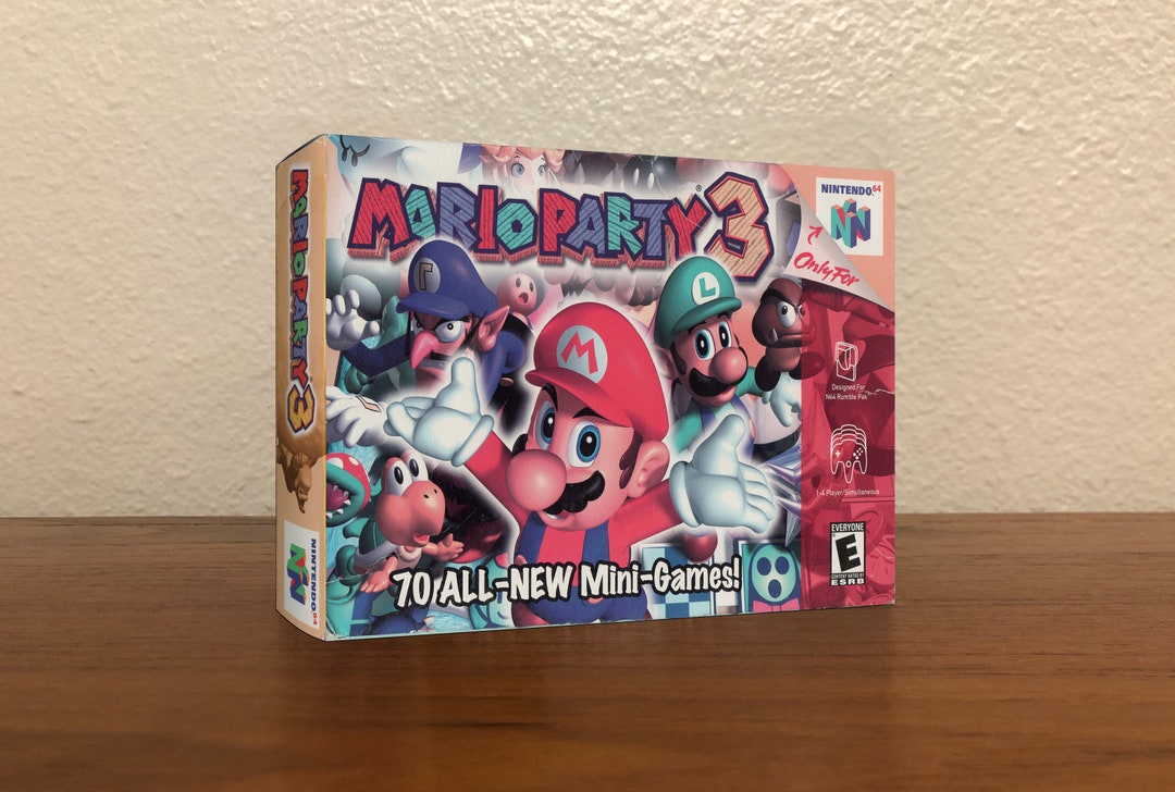 Mario Party 3 N64 Nintendo 64 Box and Inner Tray - Etsy