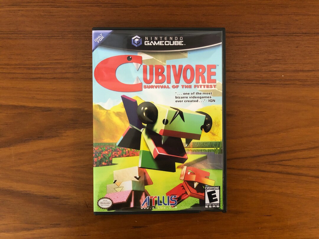 Replacement Case for Cubivore Survival of the Fittest Nintendo Gamecube ...