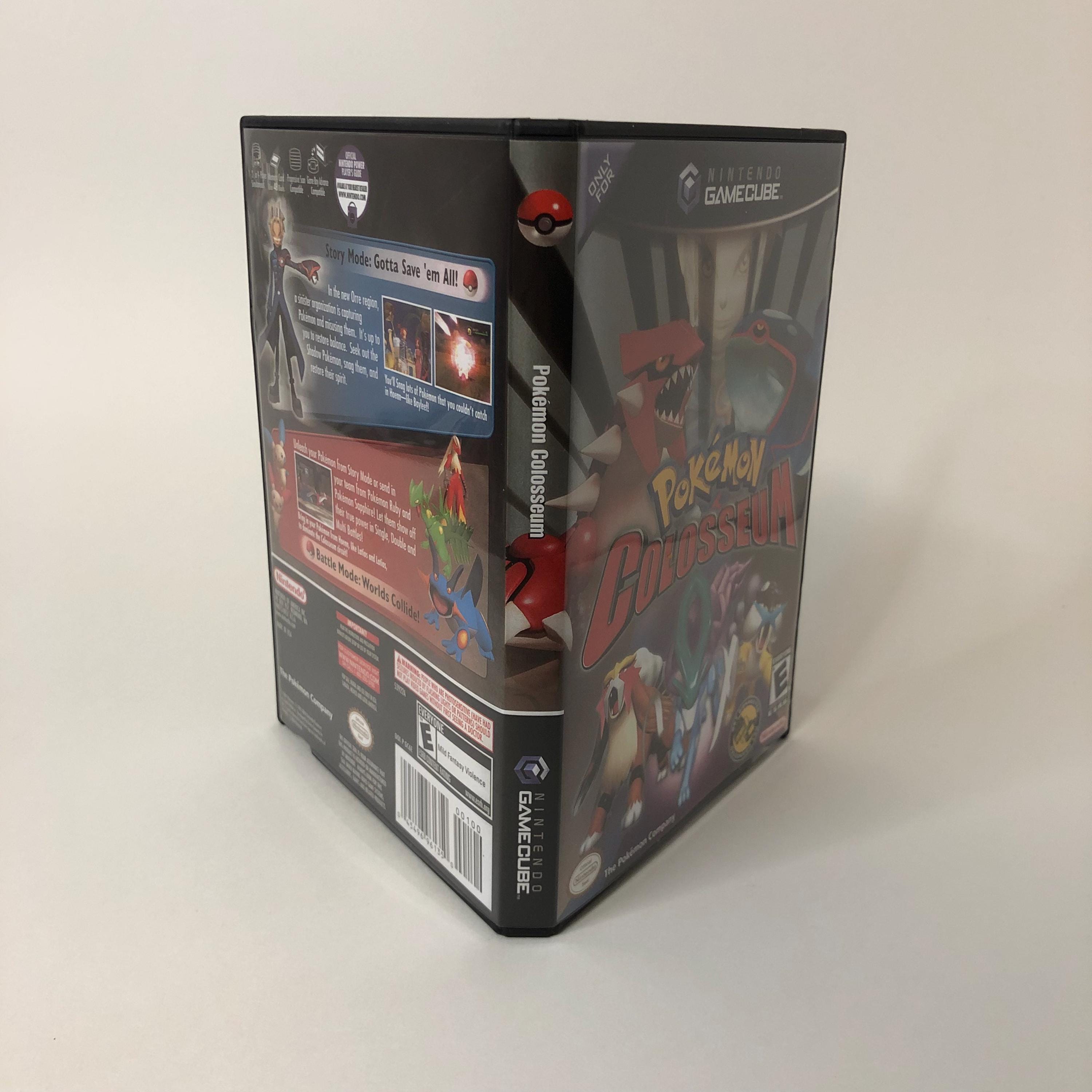 Replacement Case and Manual for Pokémon Colosseum Nintendo Gamecube - Etsy