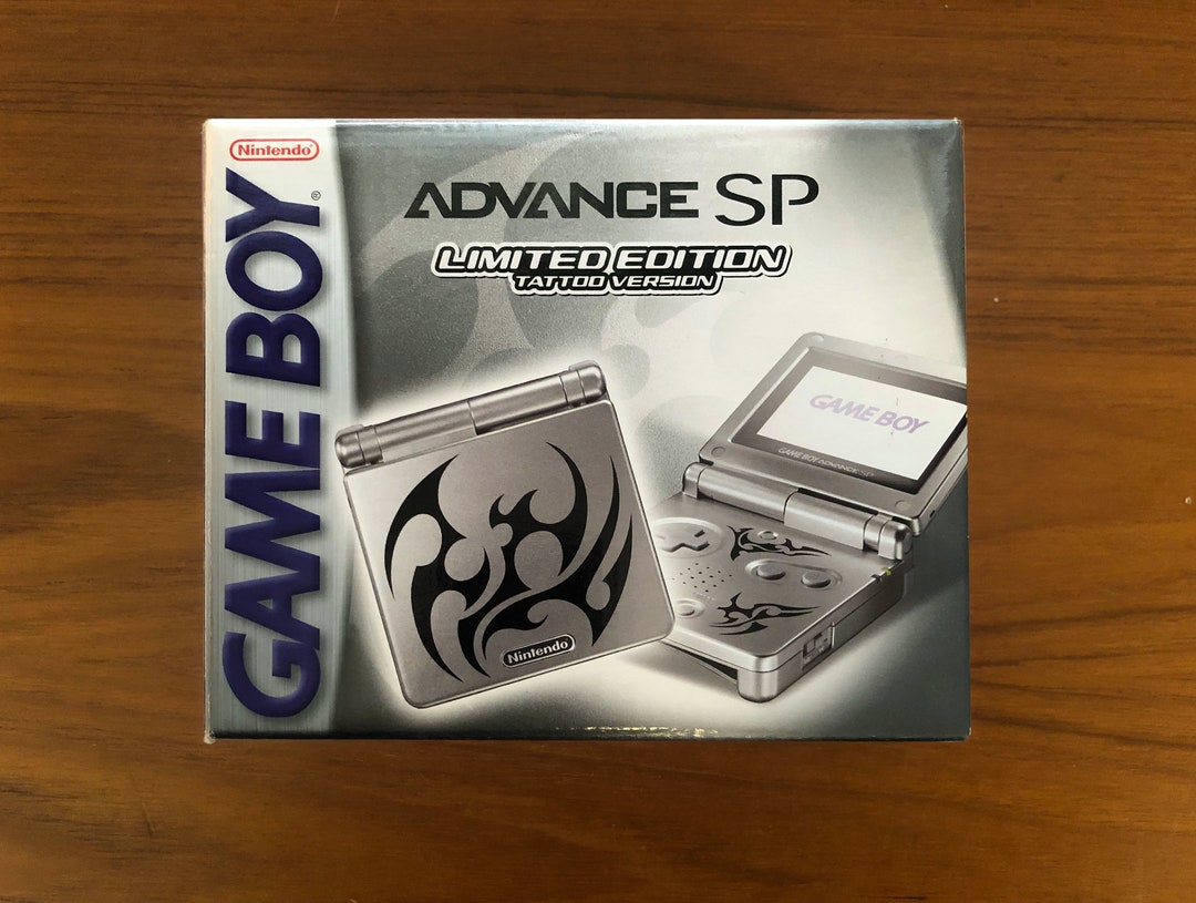 Game Boy Advance SP box Only Tattoo - Etsy
