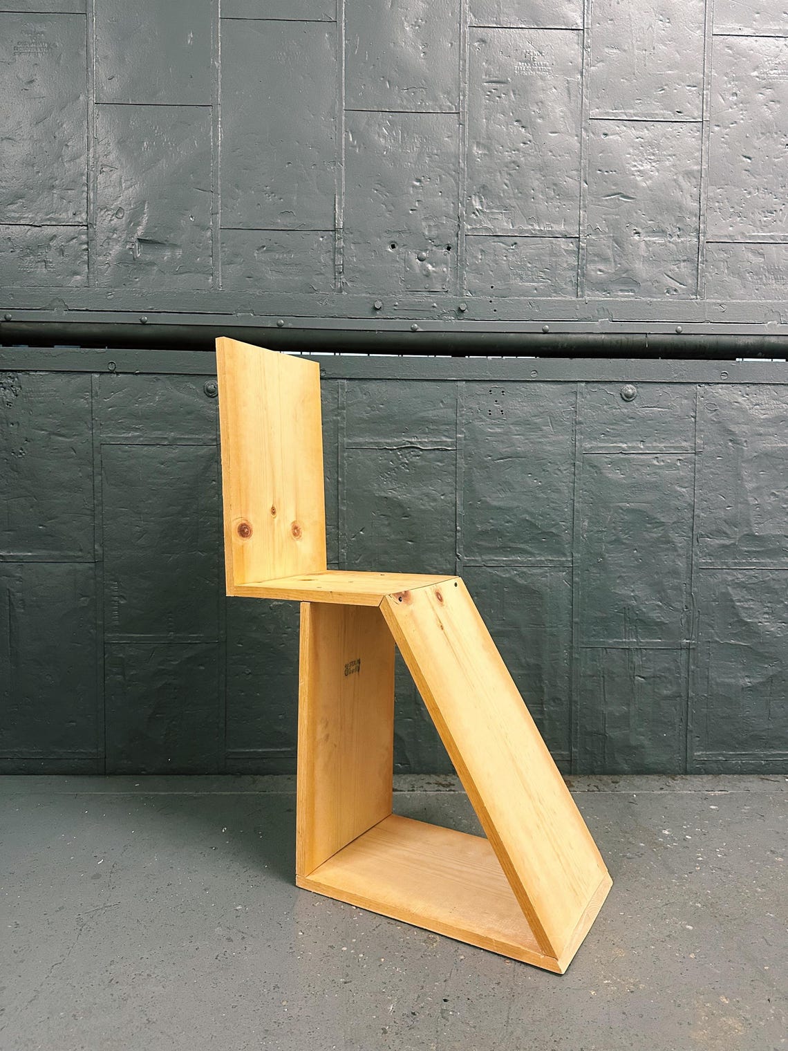 Scrappy Dog Chair || Handmade Chair by Hanna Jennings - Etsy