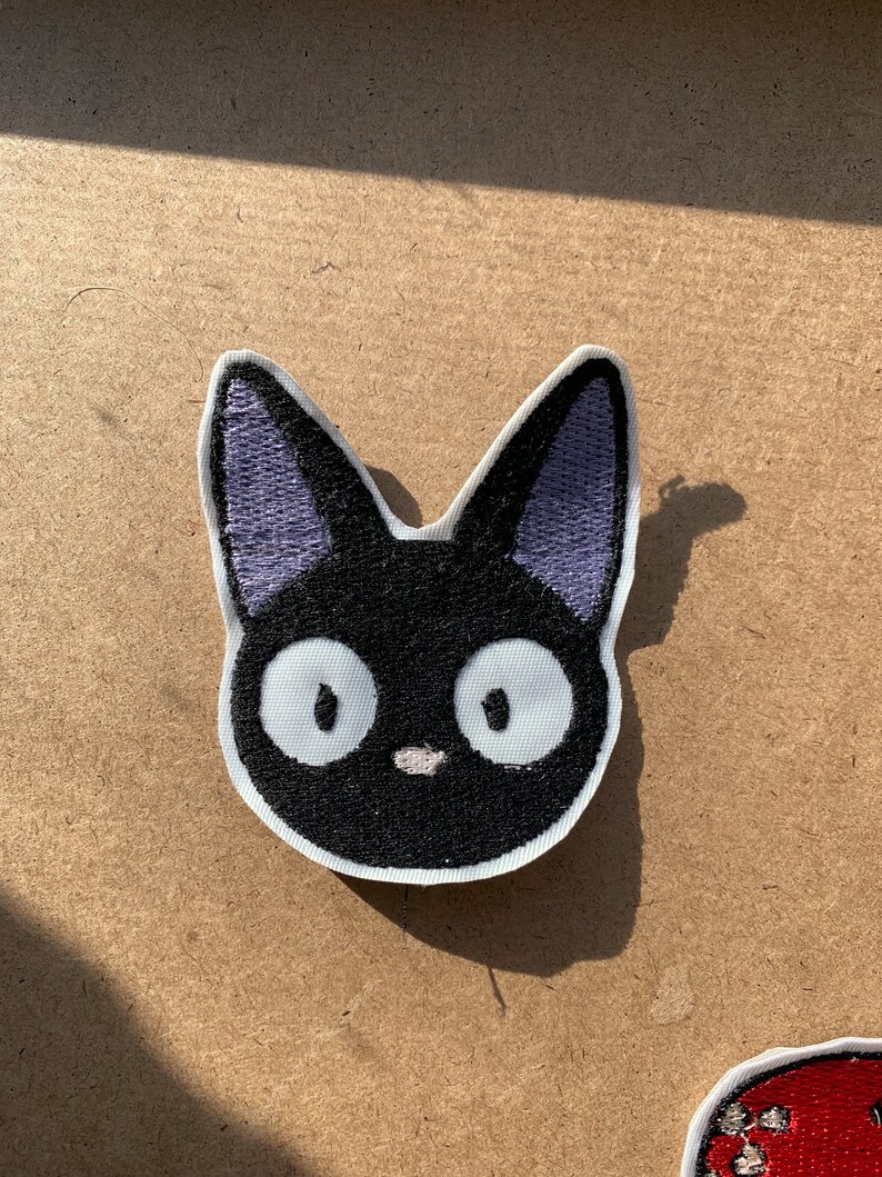 Kikis Delivery Service, Black Studio Ghibli Cat Jiji Head - .pes ...