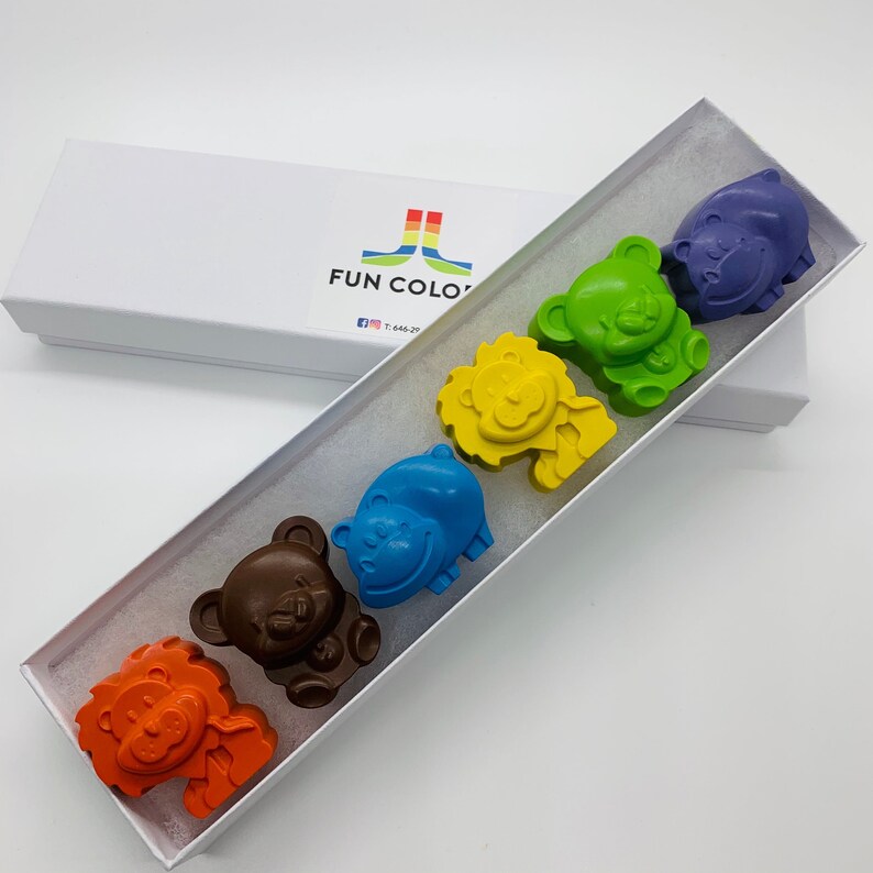 Animal Crayons - Etsy