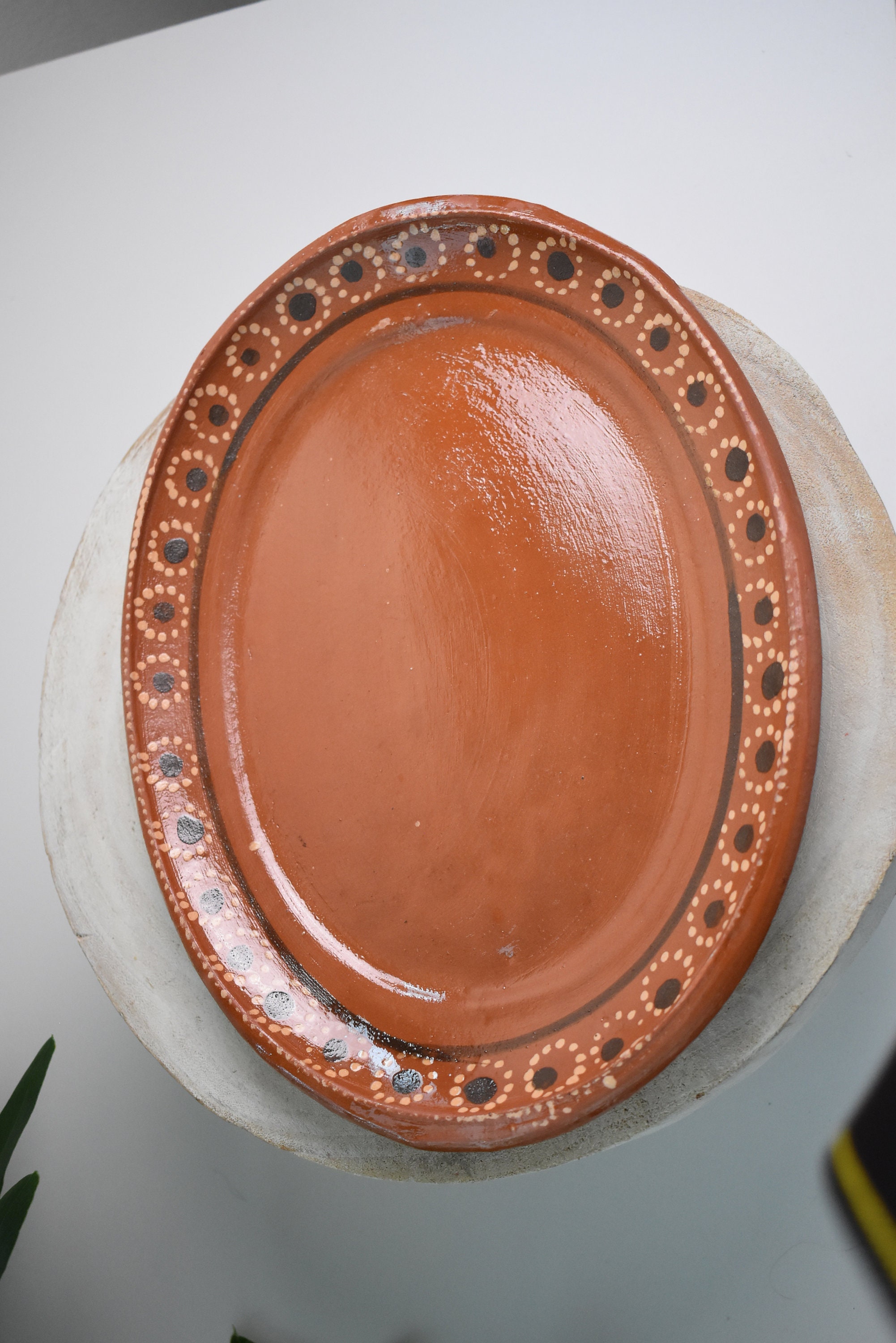 Oval Terracota Plate/ Plato De Barro - Etsy
