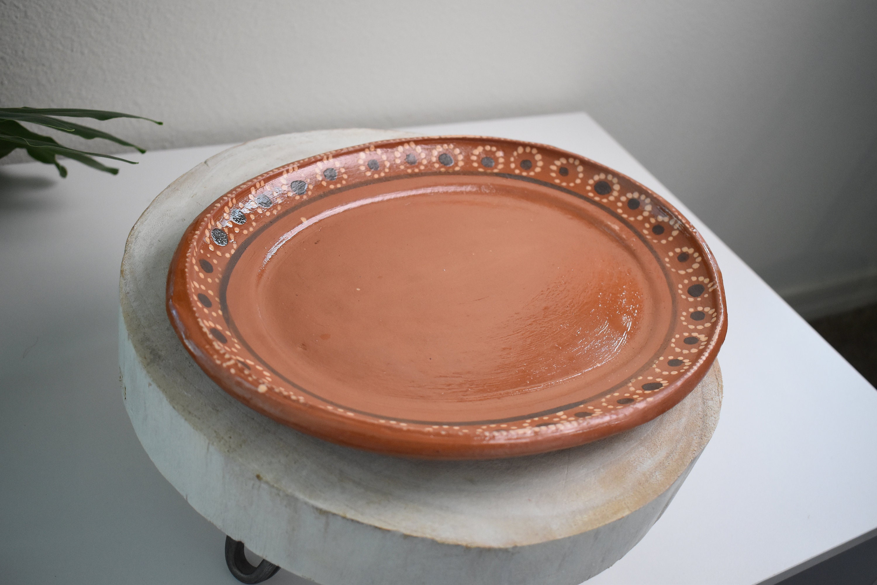 Oval Terracota Plate/ Plato De Barro - Etsy