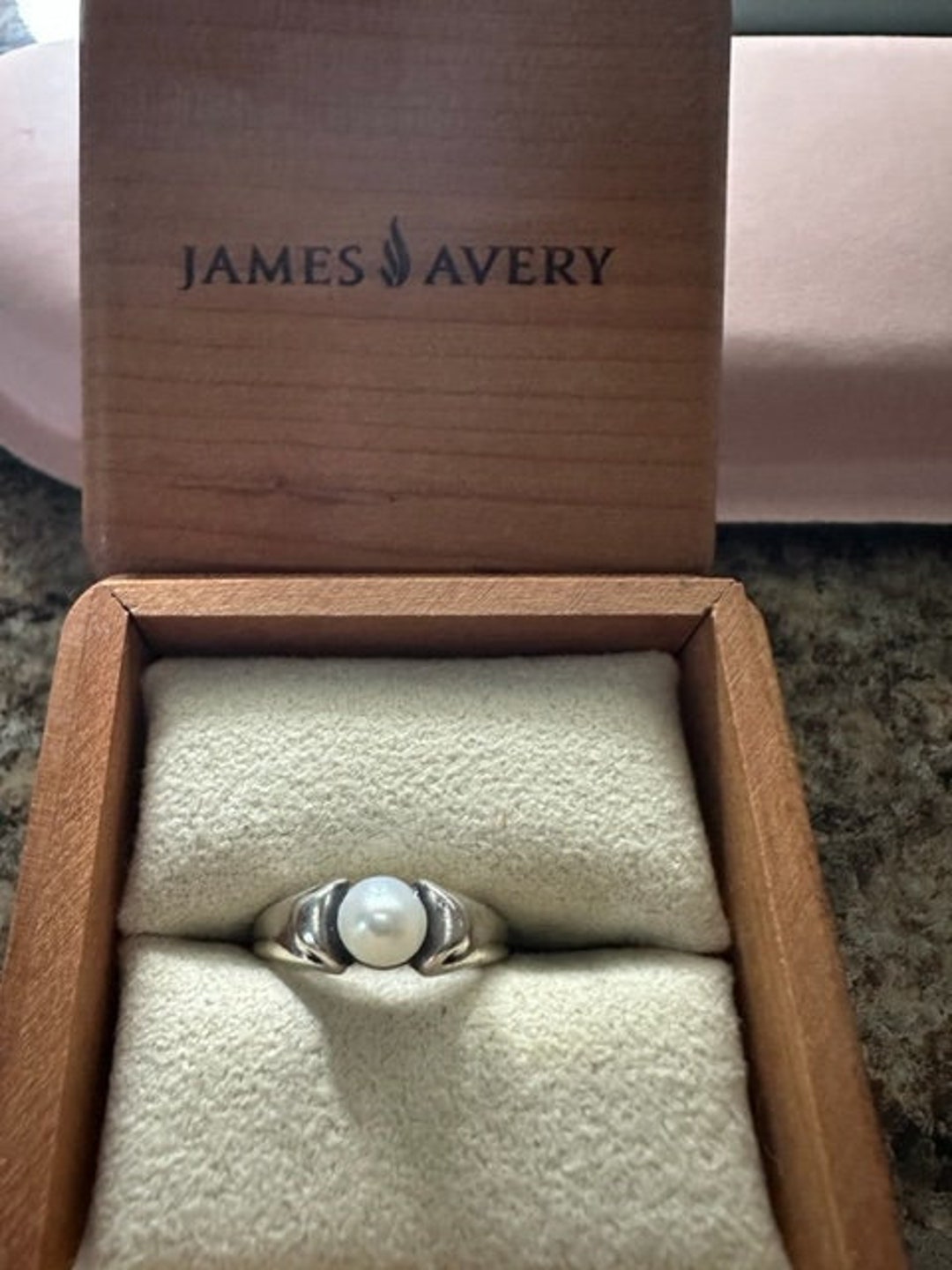 James Avery Victorian Scrolled Retired Pearl Ring Sz 6 - Etsy