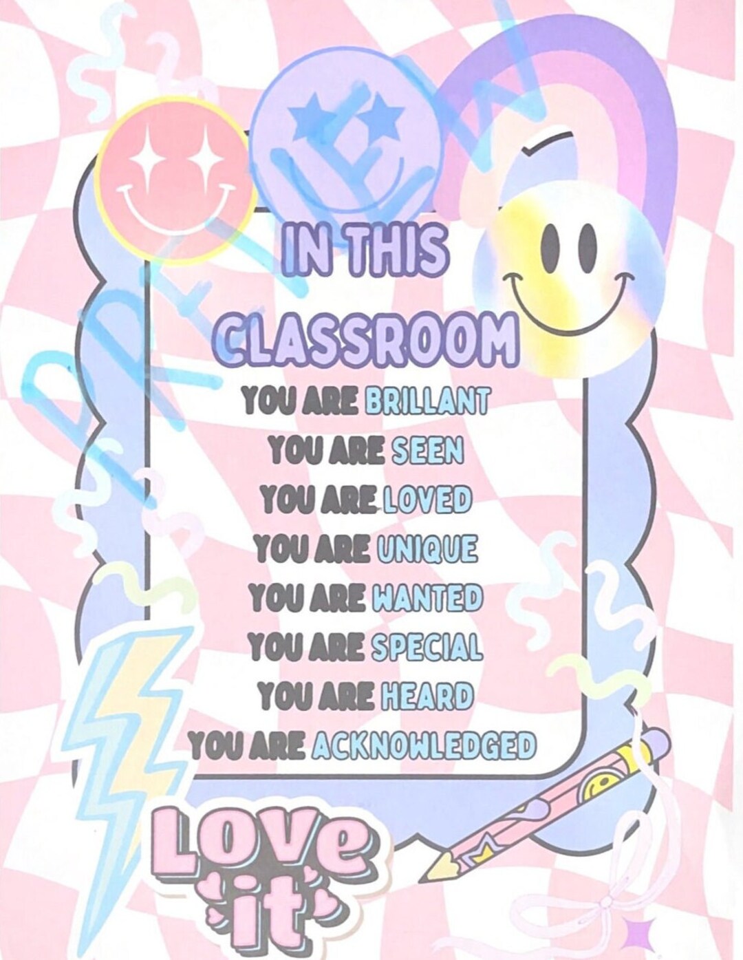 Digital PDF in This Classroom Decor for Your Classroom, Growth Mindset ...