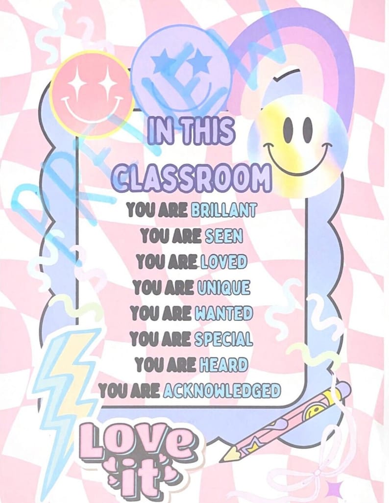 Digital PDF in This Classroom Decor for Your Classroom, Growth Mindset ...