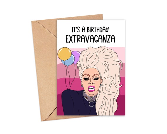 Rupaul Drag Race Birthday Card Funny Rupaul Birthday Card - Etsy