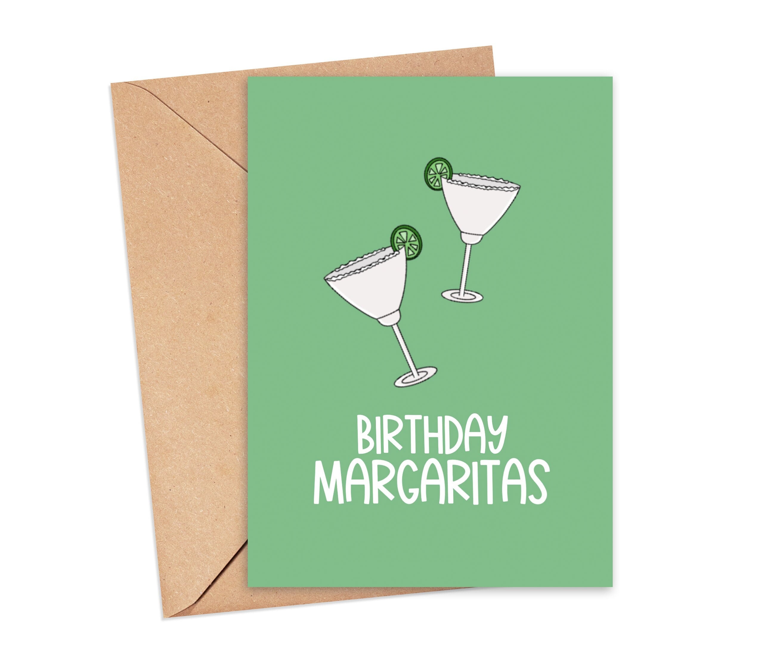 Happy Birthday Margarita Glass